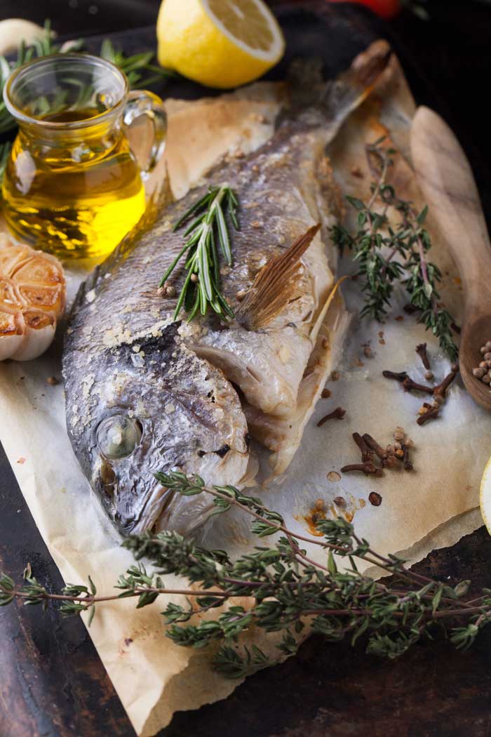 Herb & Garlic Grilled Bream - Harley and John's Seafood