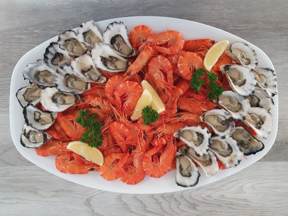 Whole Prawn and Oyster Platter - Harley and John's Seafood
